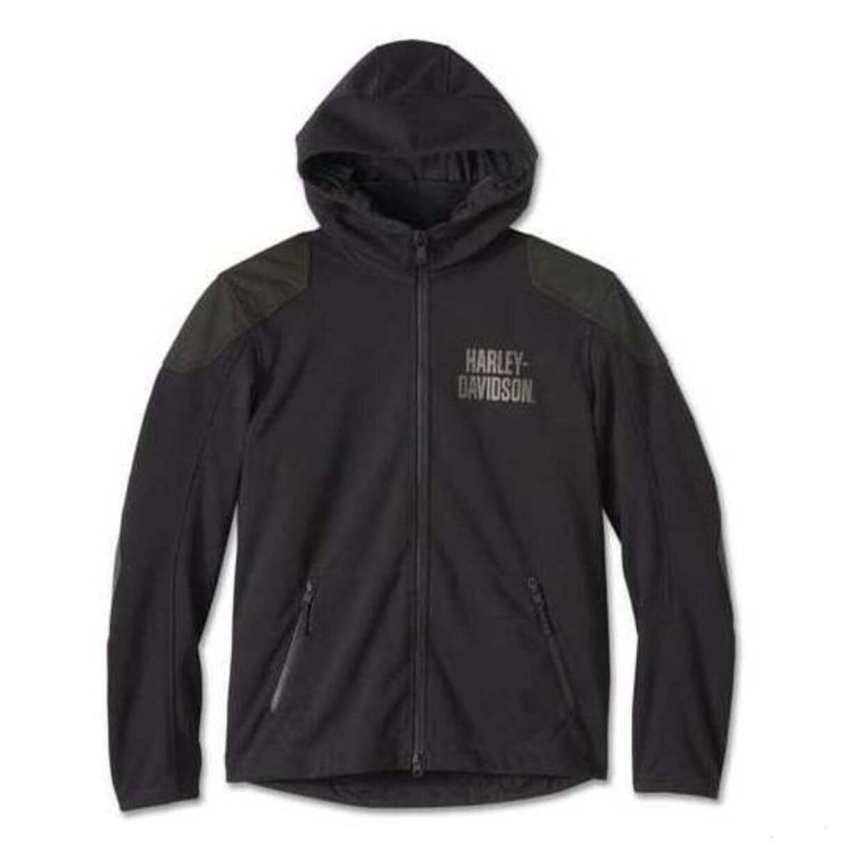 Harley 98101-25VM WILLIE G SKULL GRAPHIC DEFLECTOR 2.0 HOODED RIDING F ...
